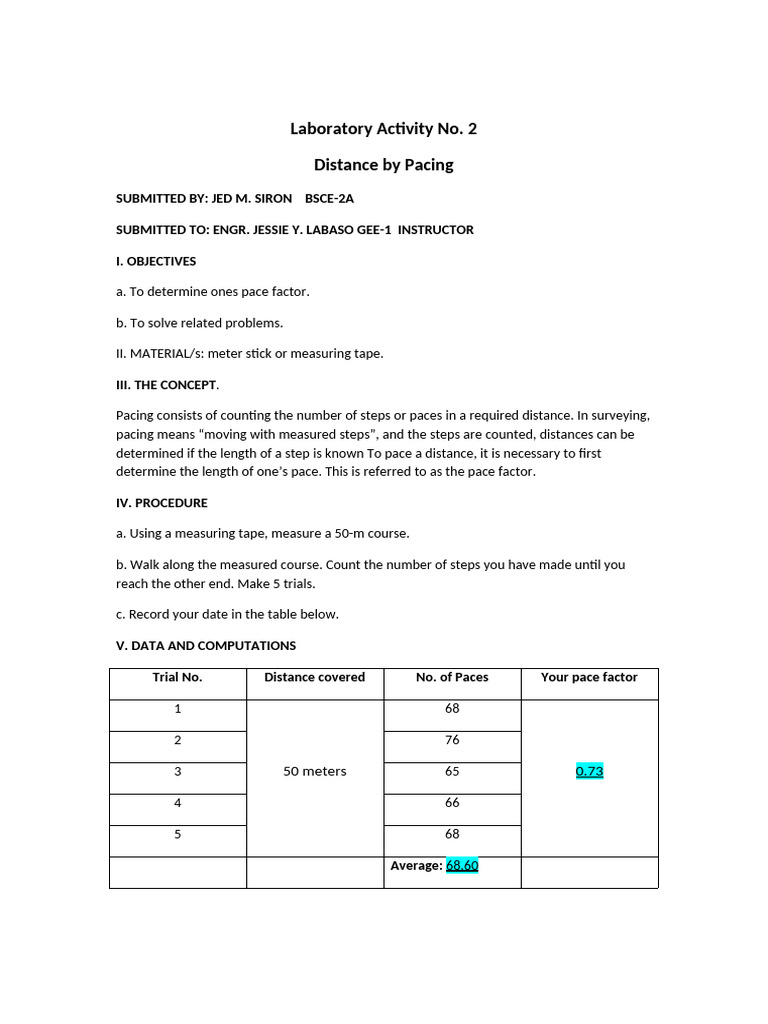 Laboratory Activity No. 2 Gee-1 | PDF
