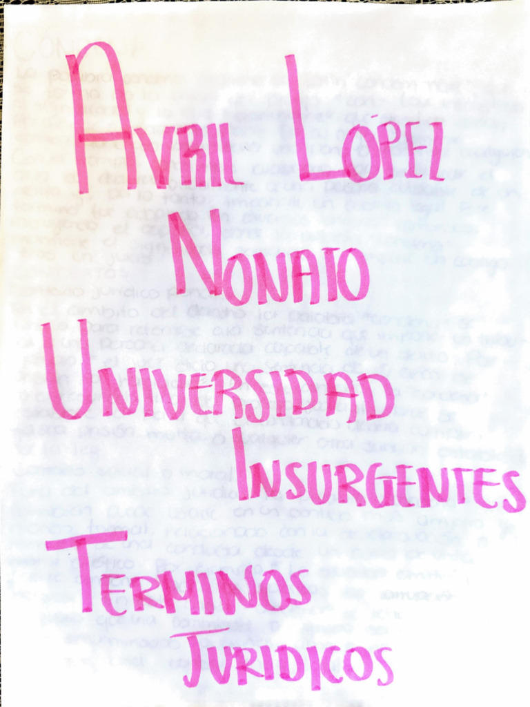 Términos Jurídicos | PDF | Science & Mathematics