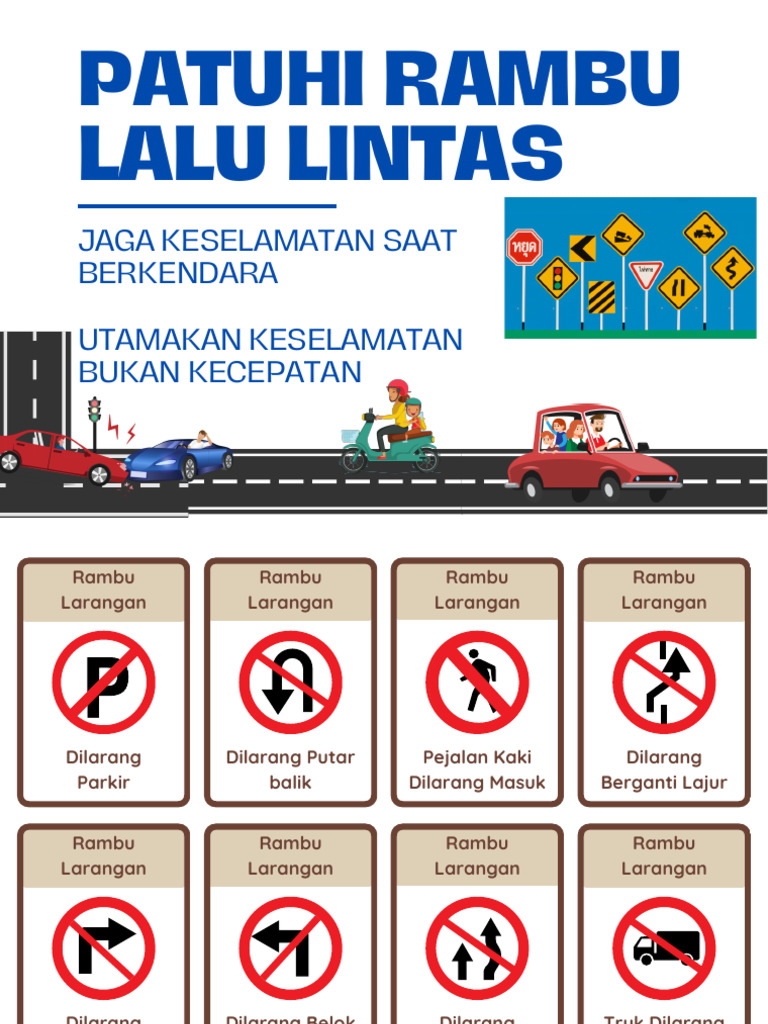 Mengenal Rambu-Rambu Lalu Lintas | PDF