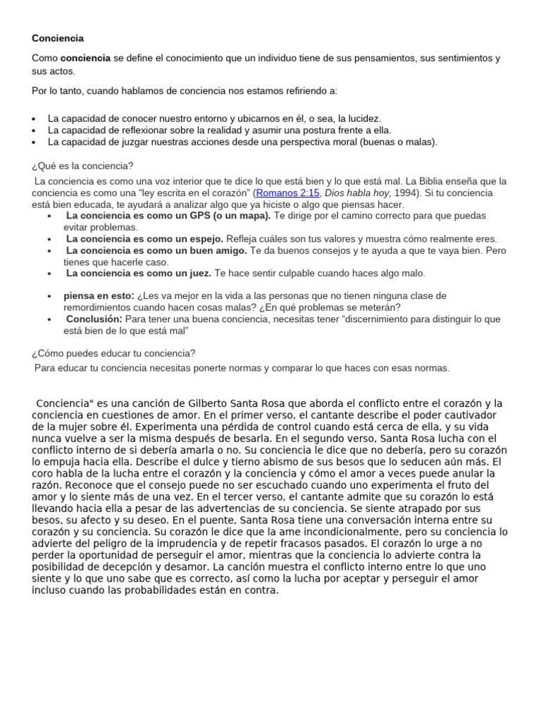 Conciencia Pdf