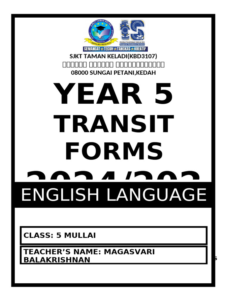 YEAR-5-TRANSIT-FORMS-1 | PDF
