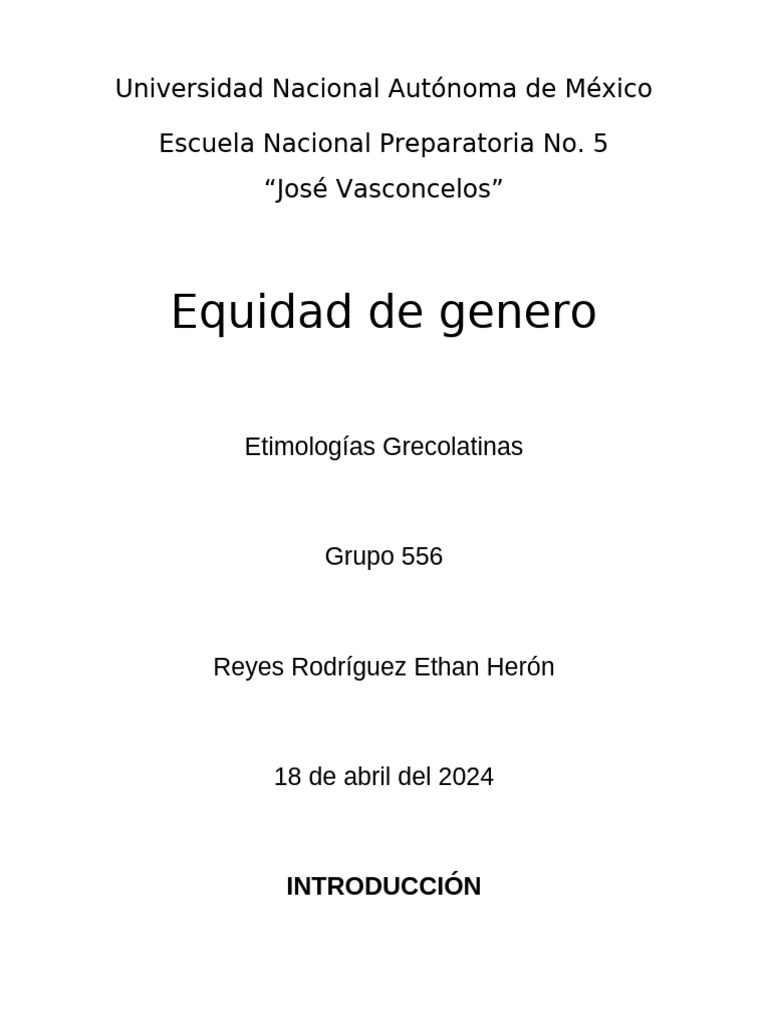 556 - Reyes Rodriguez Ethan Heron - Etimologias - Actividad 22 PDF | PDF
