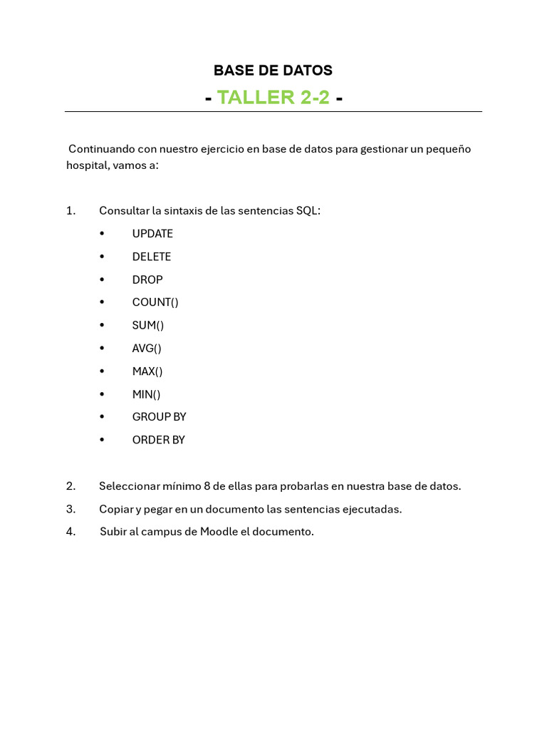 Base de Datos - Clase Practica 2-2 | PDF Base de Datos - Clase Practica 2-2 | PDF