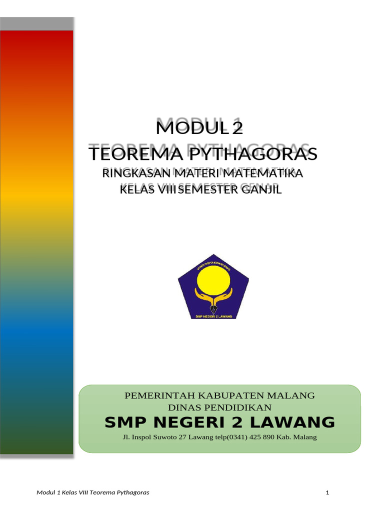 E MODUL Teorema Pythagoras | PDF