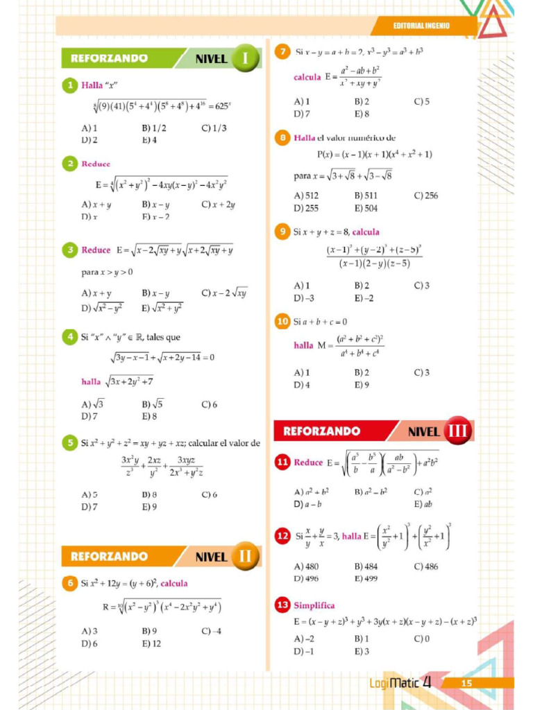 PC1 Productos Notables Ii-1 | PDF