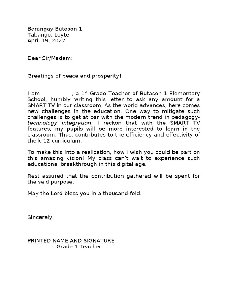 Miss Joyce Letter | PDF