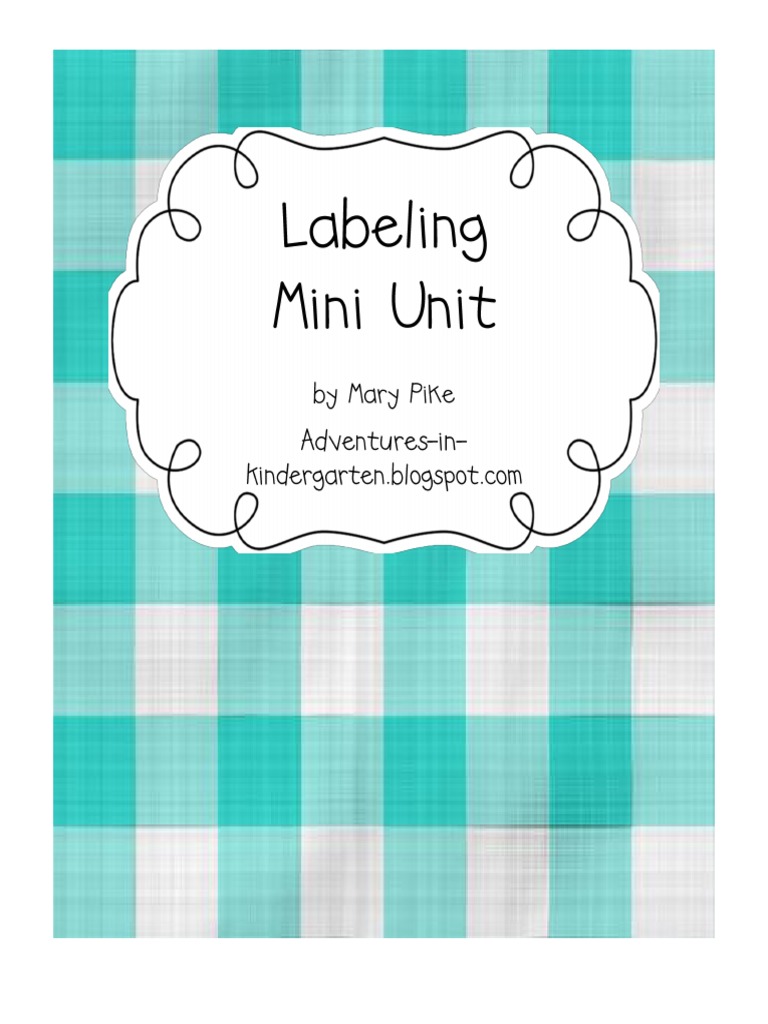 Labeling Mini Unit | PDF