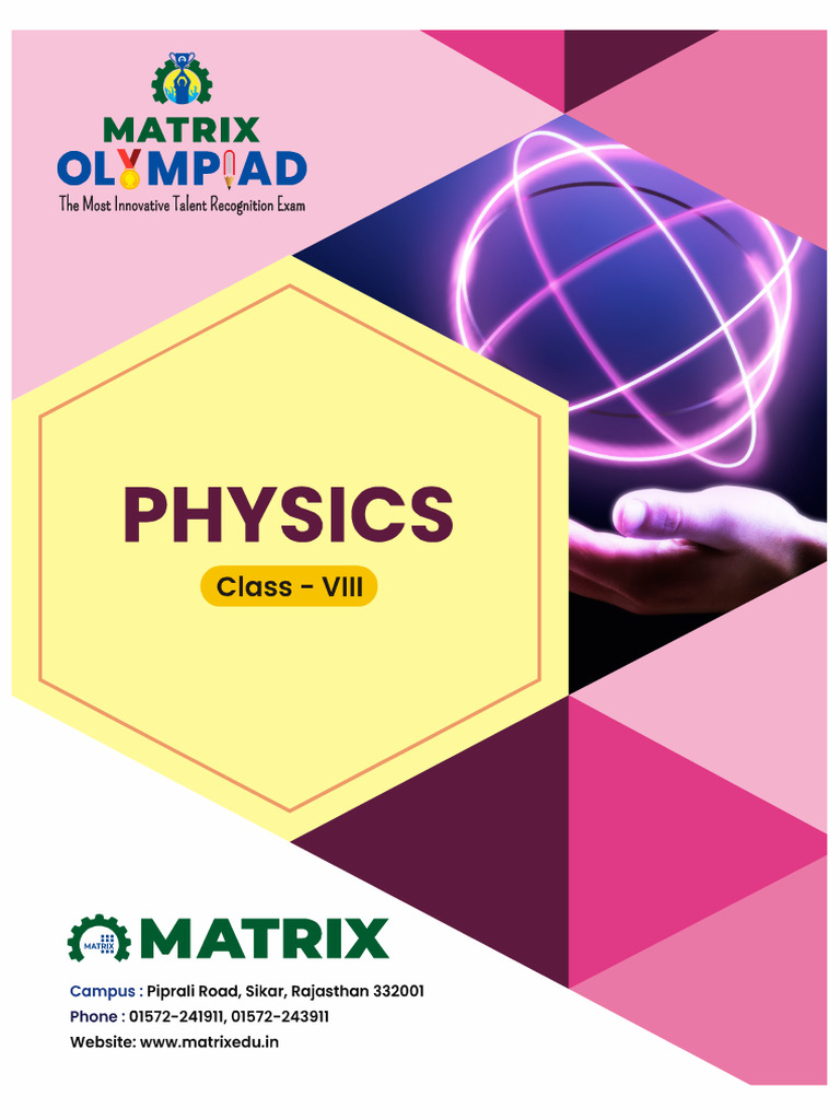 Class-8th Physics 2024 | PDF