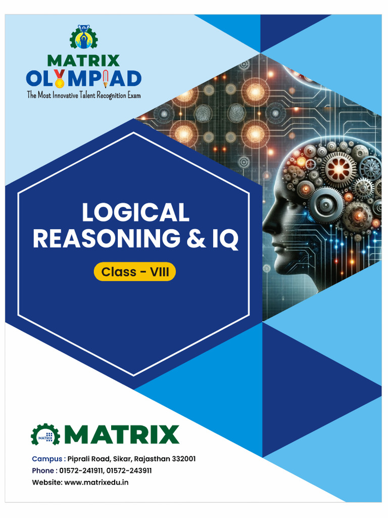 Class-8th Reasoning 2024 | PDF