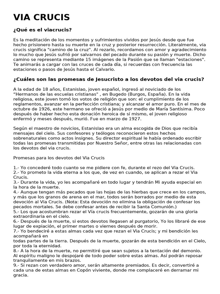 VIA CRUCIS | PDF
