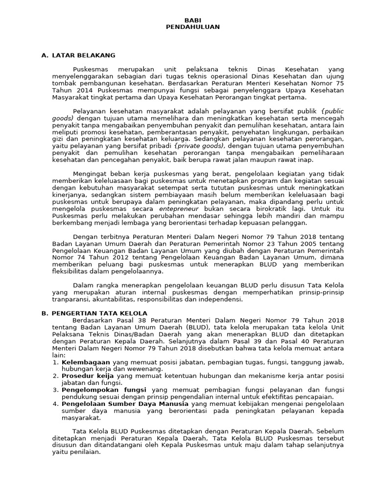 Modul Tata Kelola Blud Ok | PDF