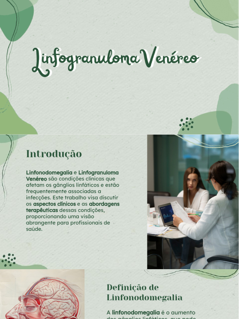 Slidesgo Linfonodomegalia e Linfogranuloma Venereo Aspectos Clinicos e ...