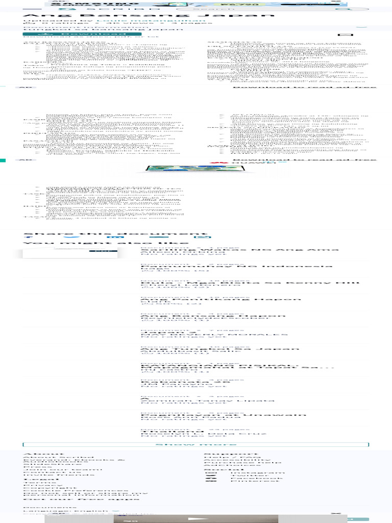 Ang Bansang Japan PDF | PDF