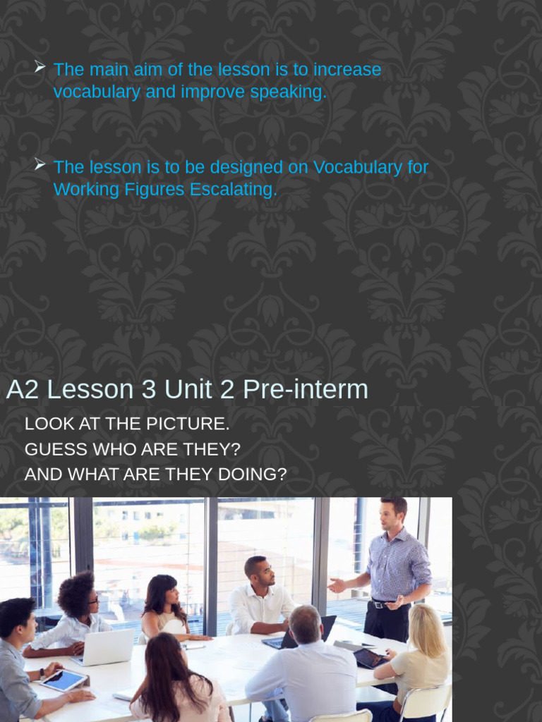 A2 Lesson 3 Unit 2 Pre-Interm | PDF