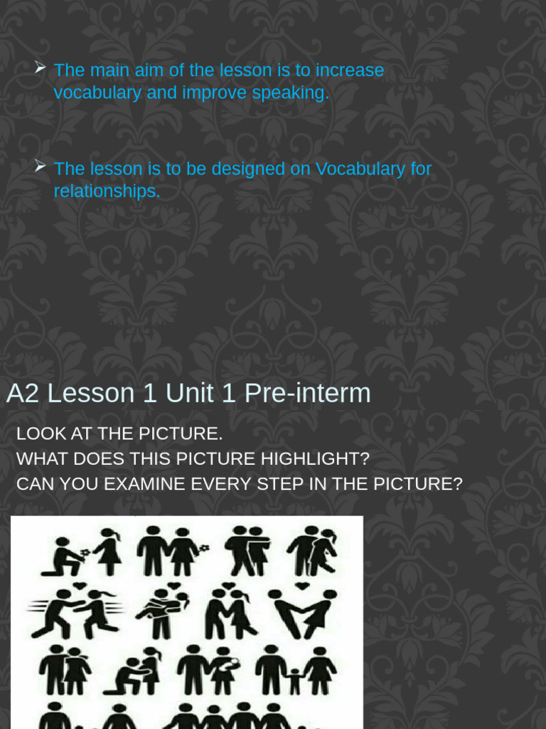 A2 Lesson 1 Unit 1 Pre-Interm | PDF
