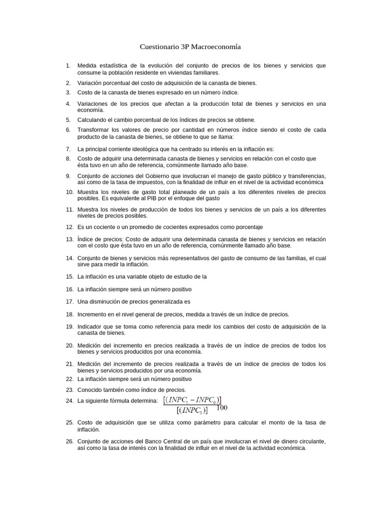 3CV7 Cuest 3P Macro Econ 2024 2 | PDF