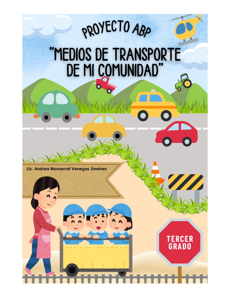 Medios de Transporte en Mi Comunidad | PDF | Educación de la primera ...