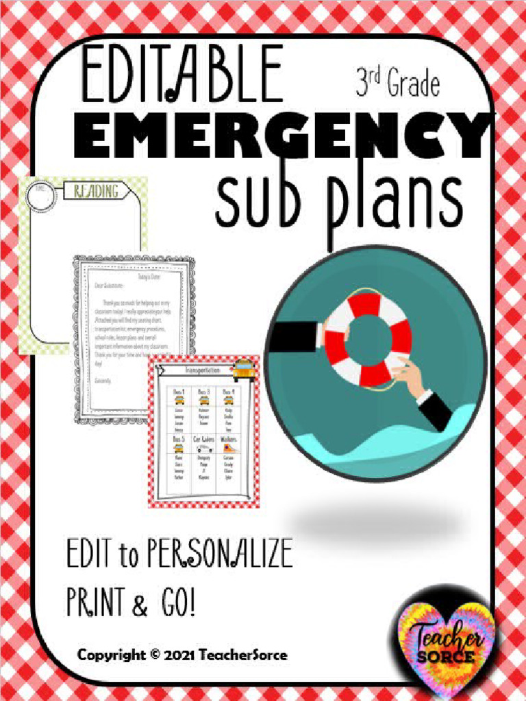 Sub Binder Lesson Inserts | PDF