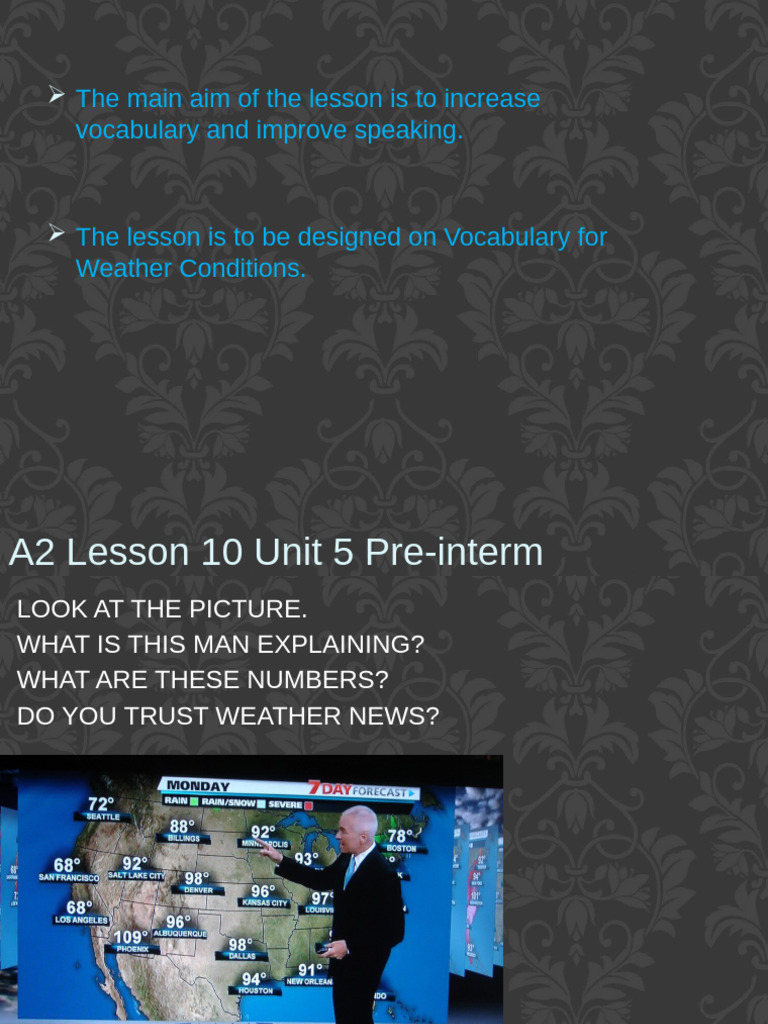 A2 Lesson 18 Unit 10 Pre-Interm | PDF