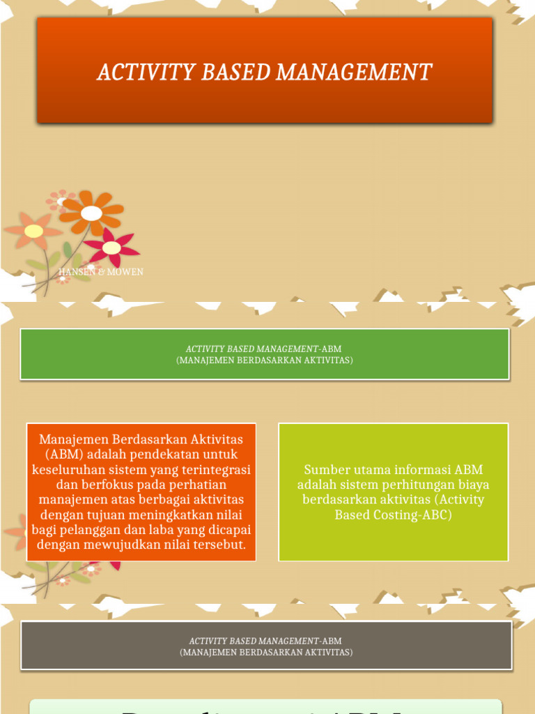 Bab 7 - Activity Based Management-1 | PDF