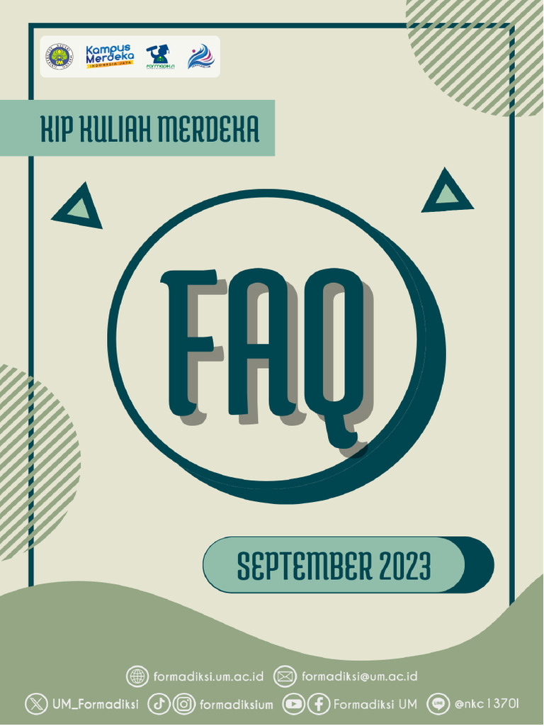 FAQ KIP Kuliah Merdeka | PDF