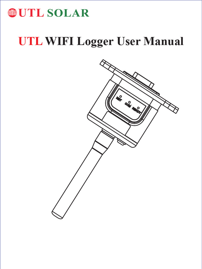 UTL Wifi Logger User Manual & UTL Solar App User Manual | PDF