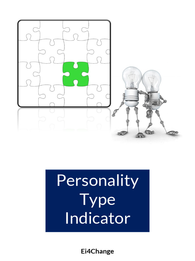 Personality Type Indicator | PDF