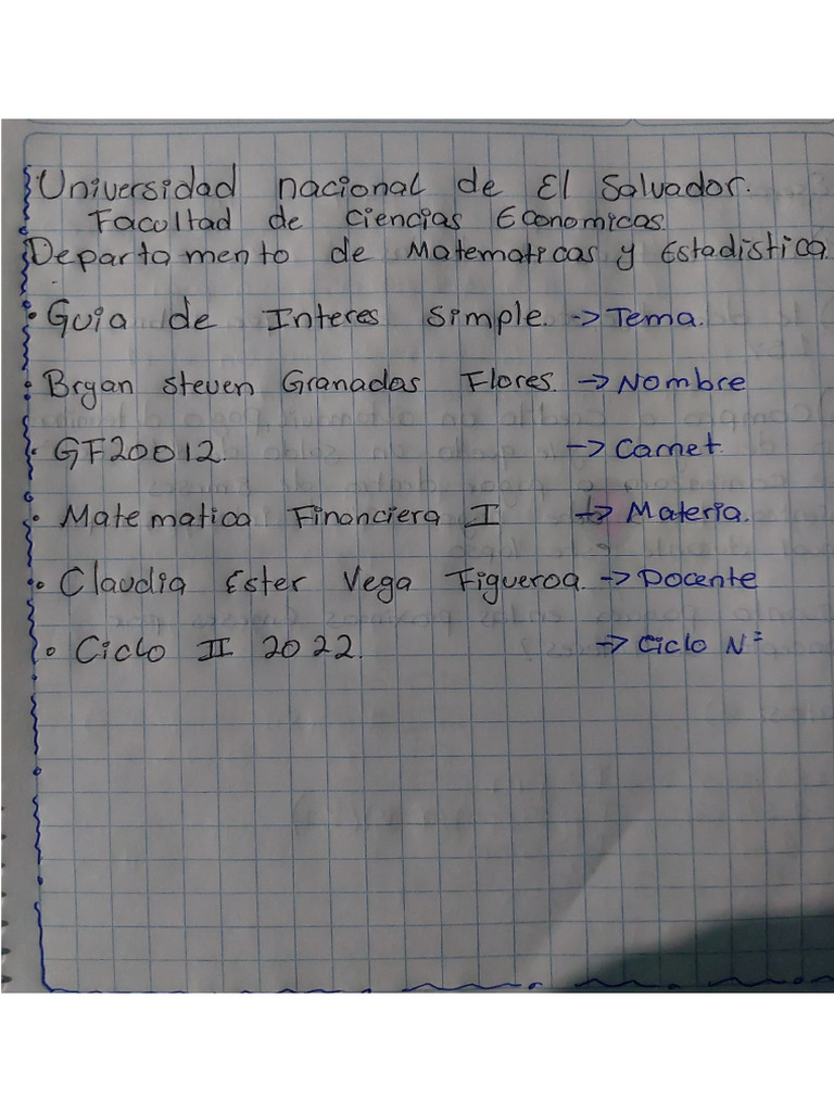 Guia 1 GF20012 Bryan Steven Granados Flores | PDF