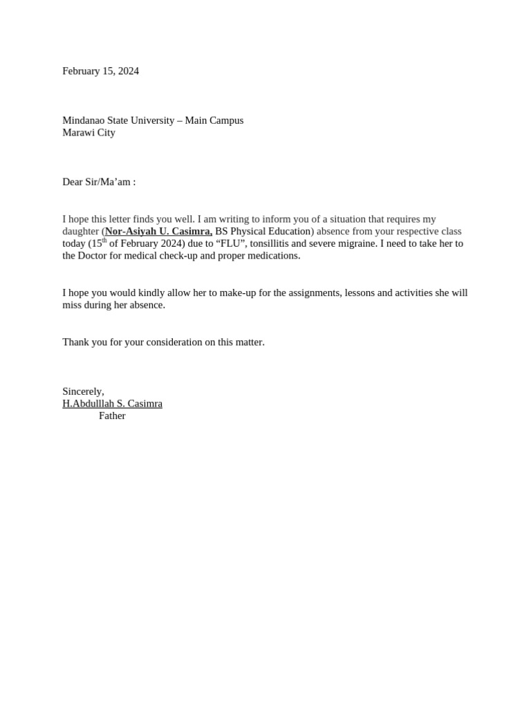 I Hope This Letter Finds You Well. I Am Writing To Inform You of A ...