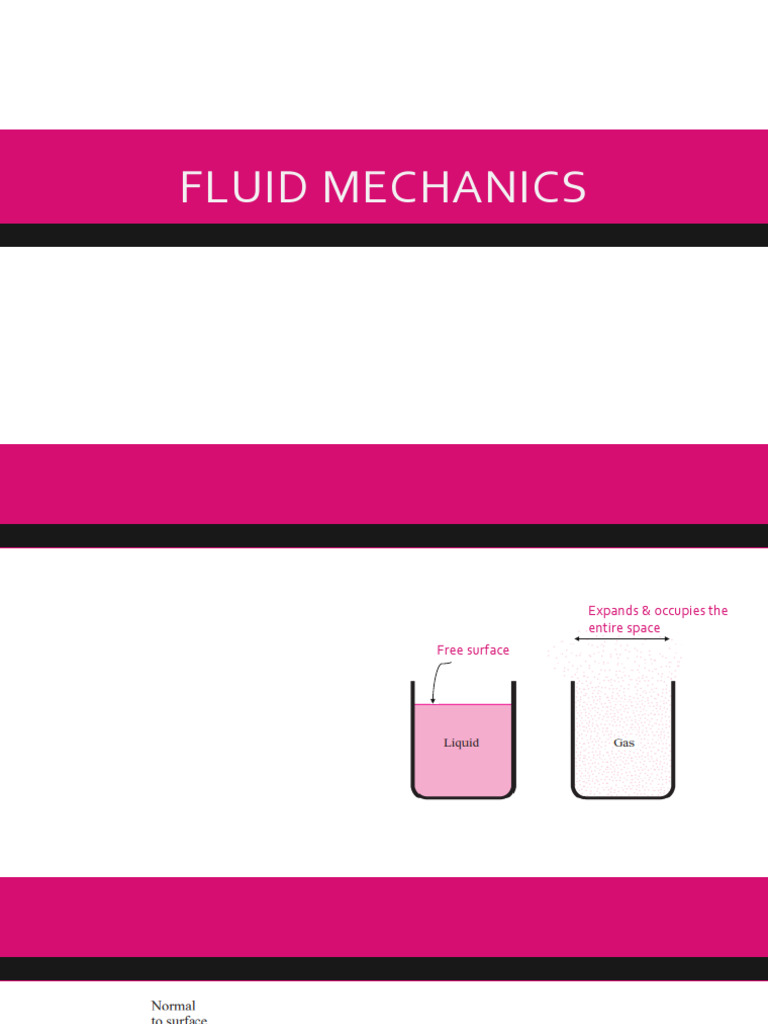 Fluid Mechanics Lecture 1 PDF | PDF