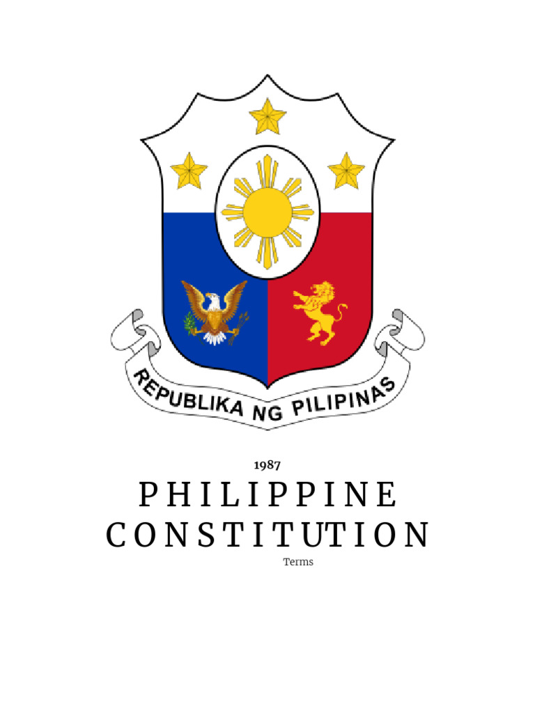 1987-Philippine-Constitution | PDF