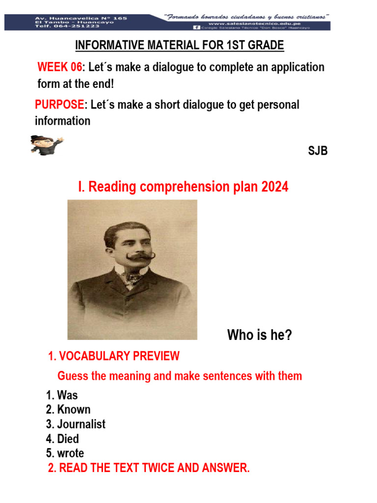 Session6 English 1st U3 | PDF