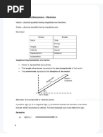 Grade 11 Physics Study Guide | PDF | Euclidean Vector | Force