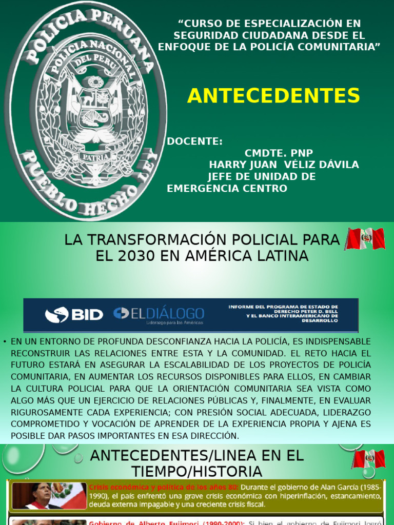 1 Antecedentes PERFIL OPC - 2024 | PDF
