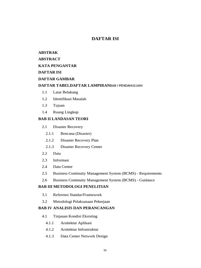 Daftar Isi | PDF