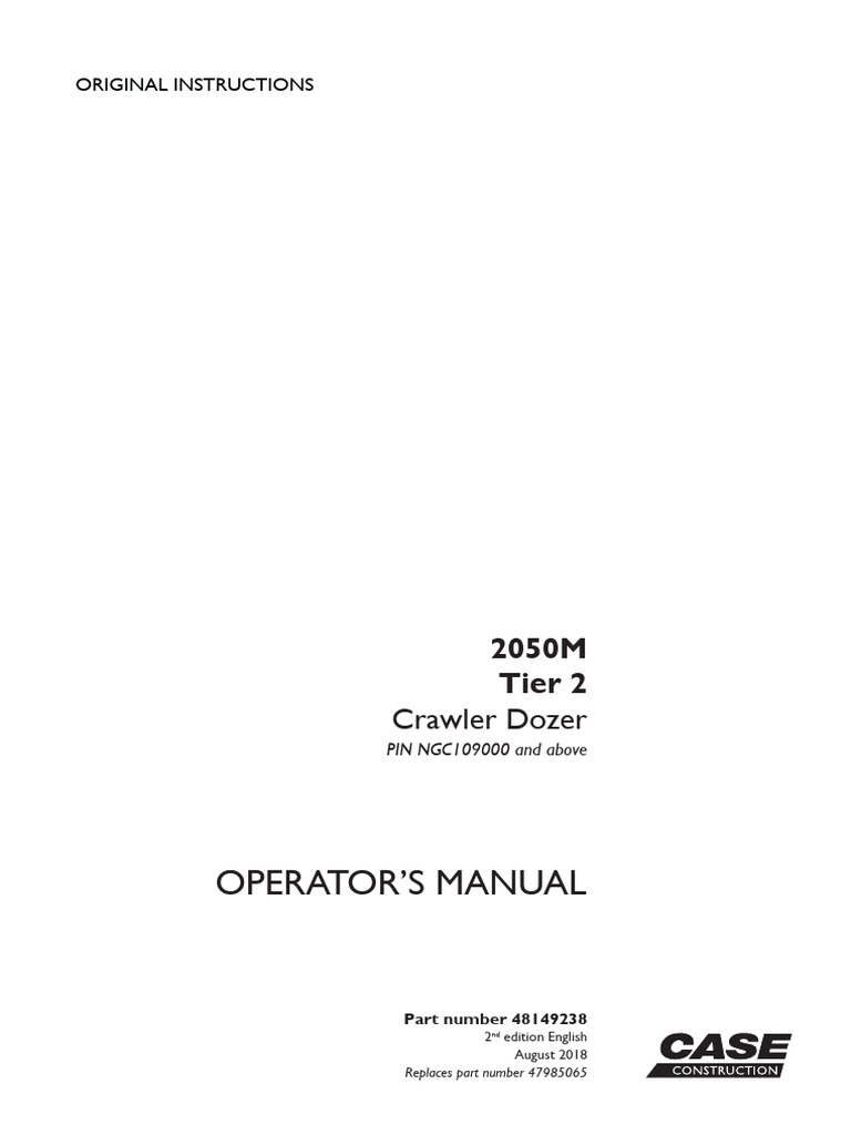 2050M Ops Manual Ver2 | PDF