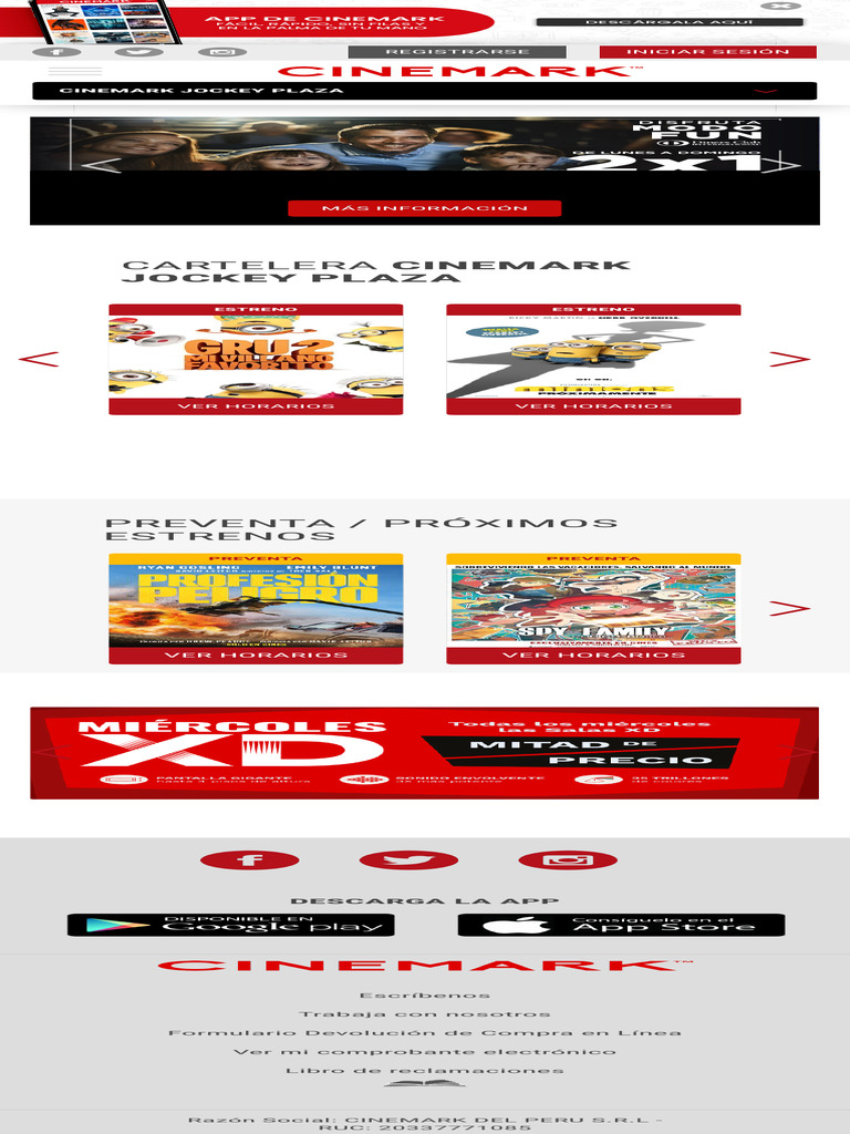 Home - Cinemark Perú 3 | PDF