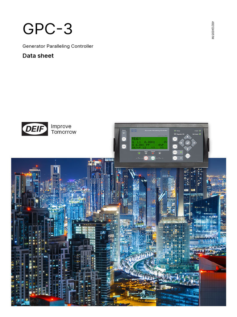 GPC 3 Data Sheet 4921240351 Uk | PDF