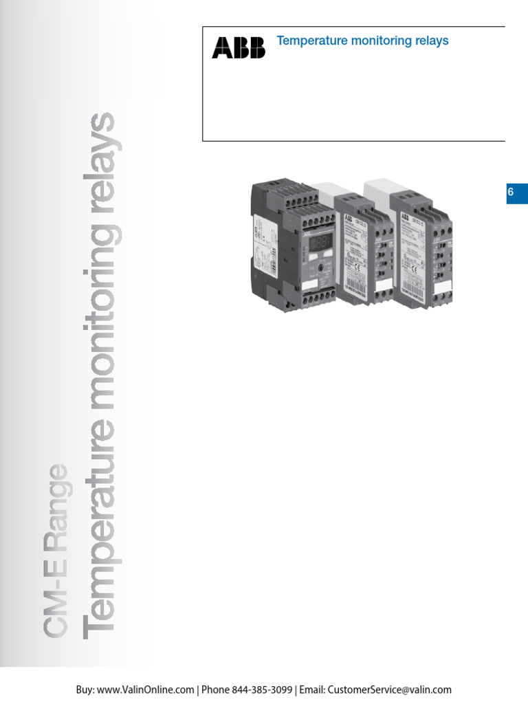 Abb Temperature Monitors | PDF
