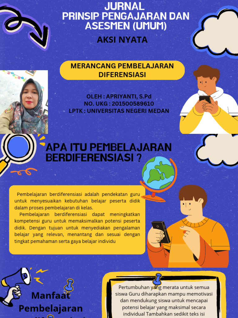 MODUL 1 Pembelajaran Berdeferensiasi - Apriyanti | PDF