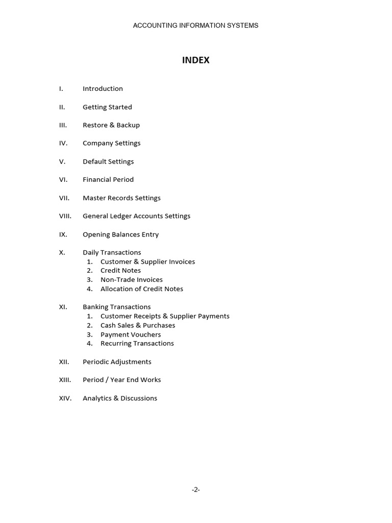 AIS index & intro | PDF