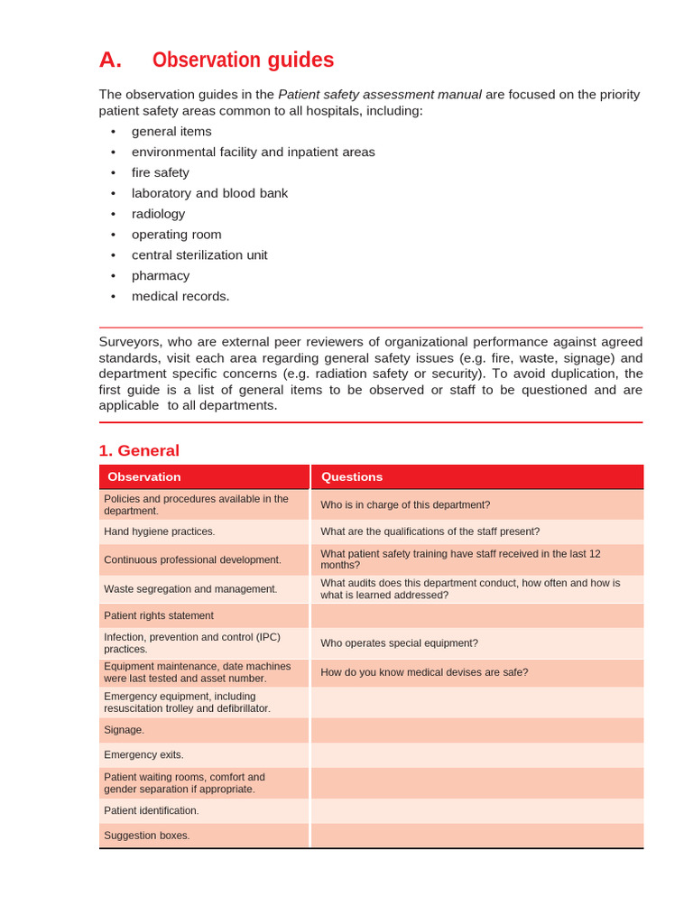 Observation guides | PDF
