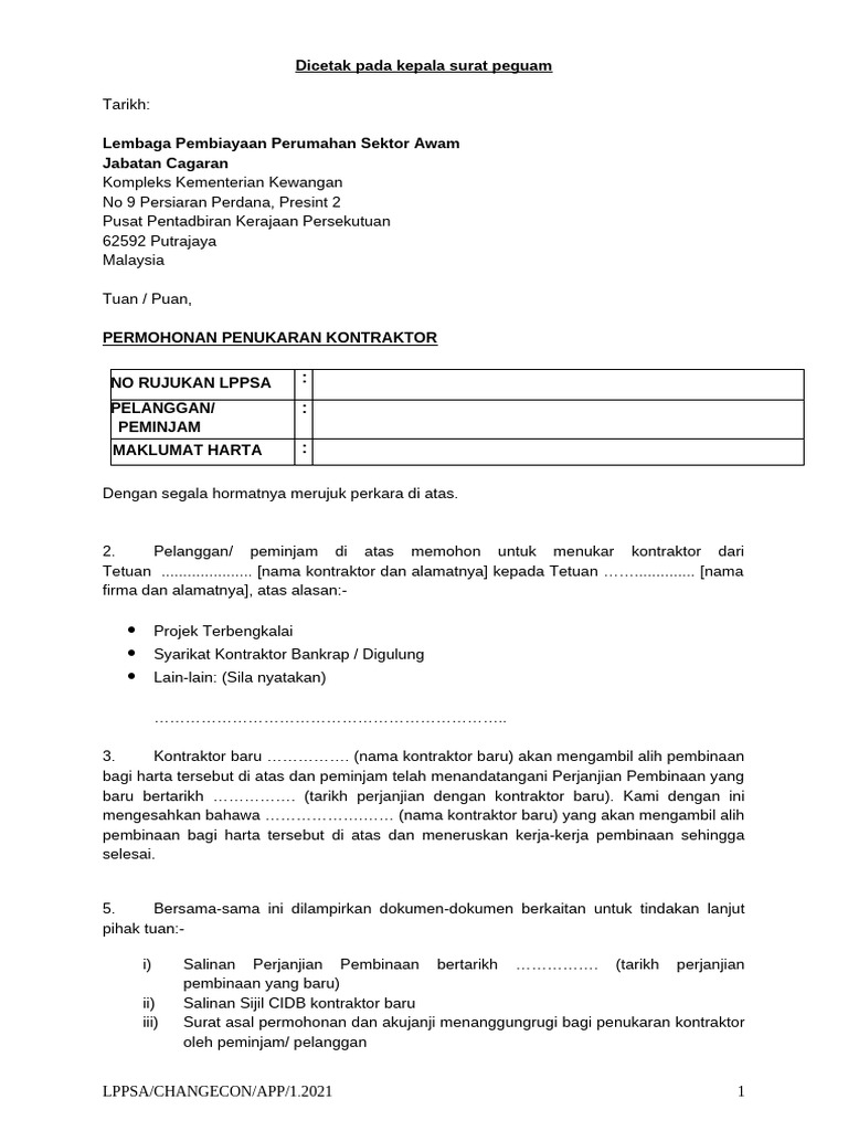 Surat Iringan Daripada Peguam | PDF