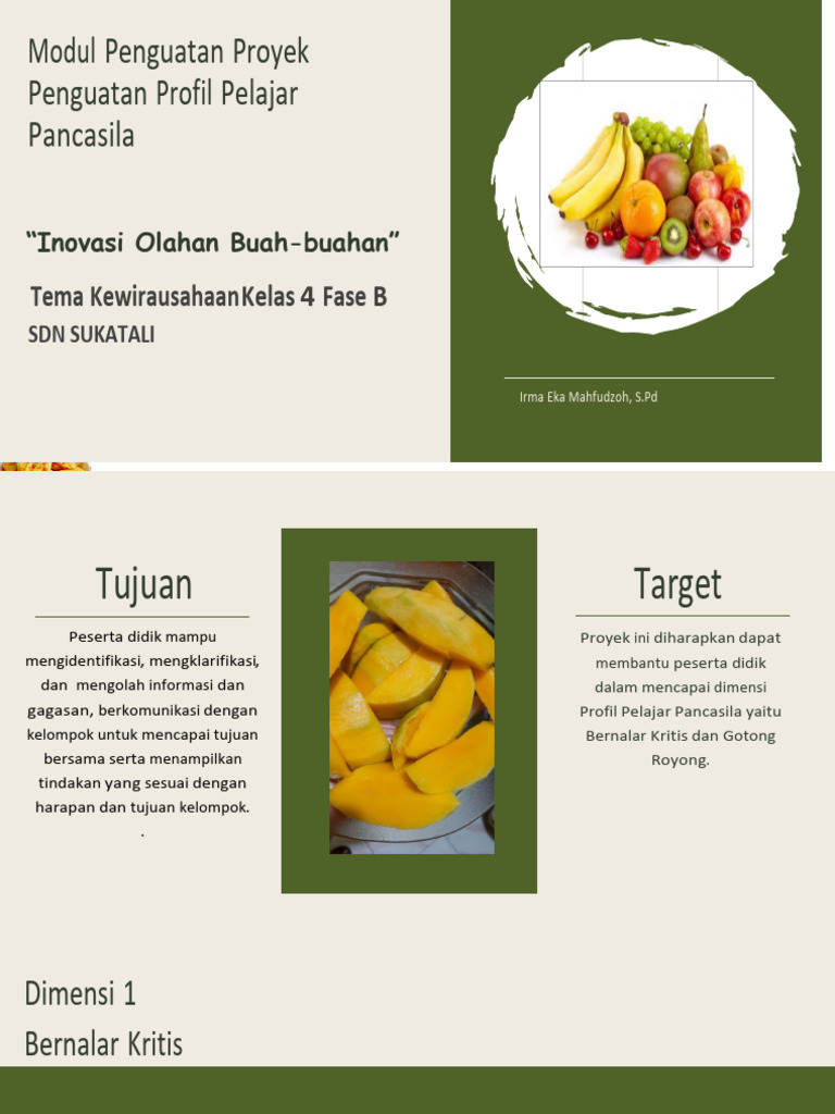 Modul p5 Bu Irma Kelas 4 | PDF