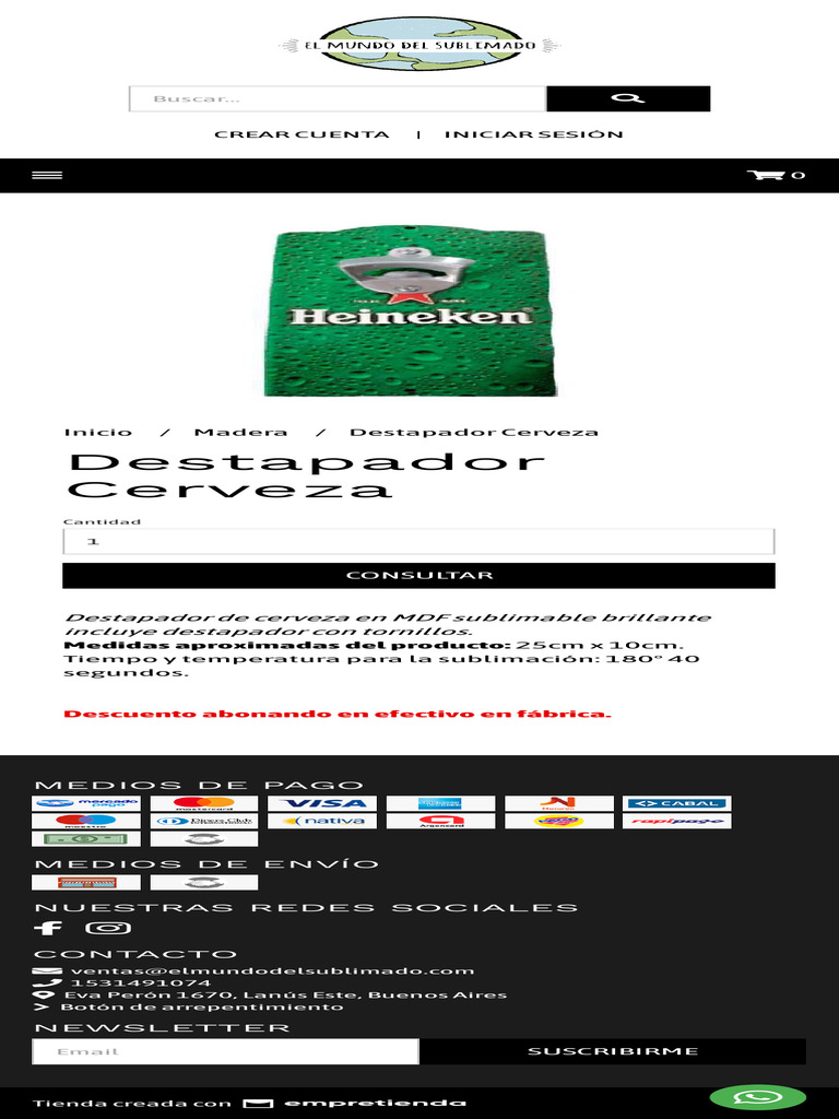 Destapador Cerveza - El Mundo Del Sublimado 2 | PDF