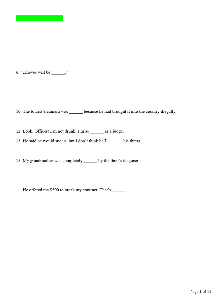 Topic Vocab - in | PDF
