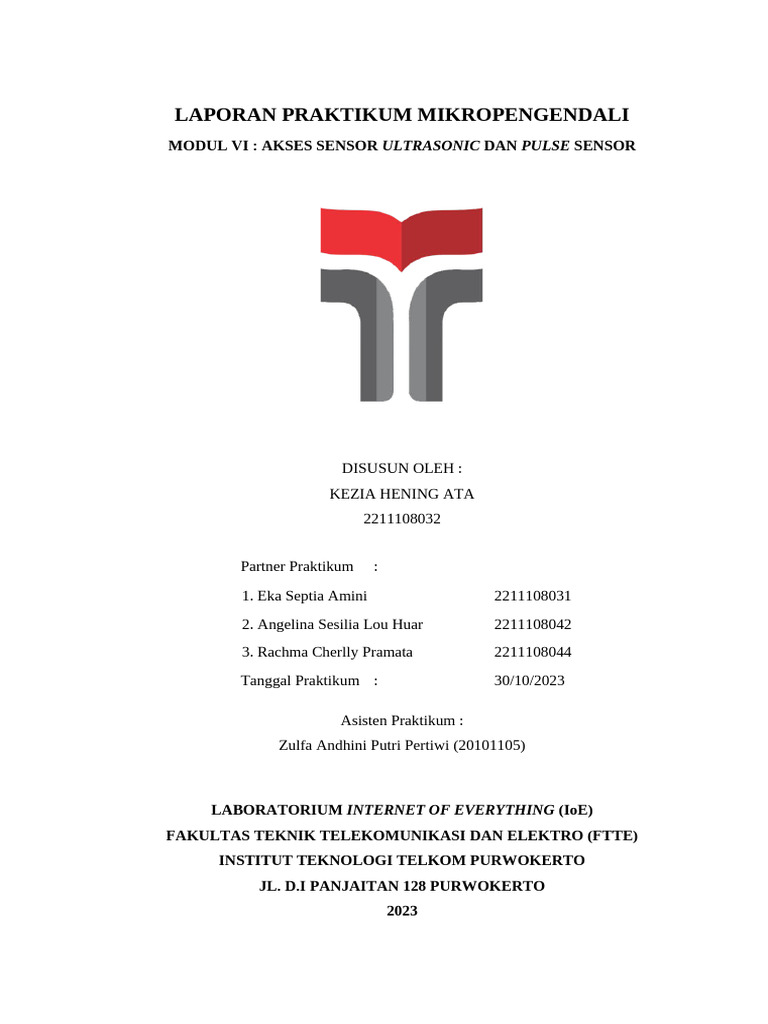 Laporan Praktikum Mikropengendali: Modul Vi: Akses Sensor DAN Sensor | PDF