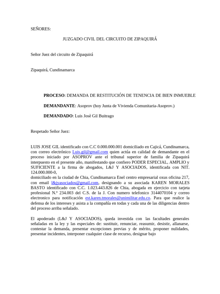 Poder Luis Gil | PDF