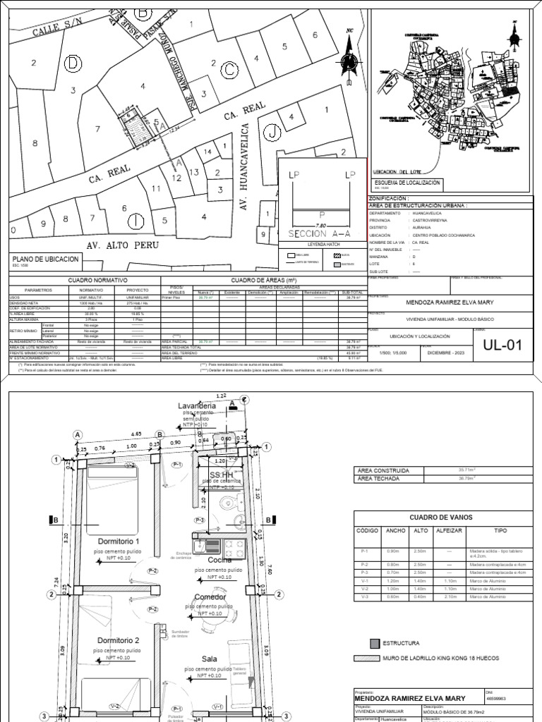 Planos Completos - Elva Mary Mendoza Ramirez | PDF