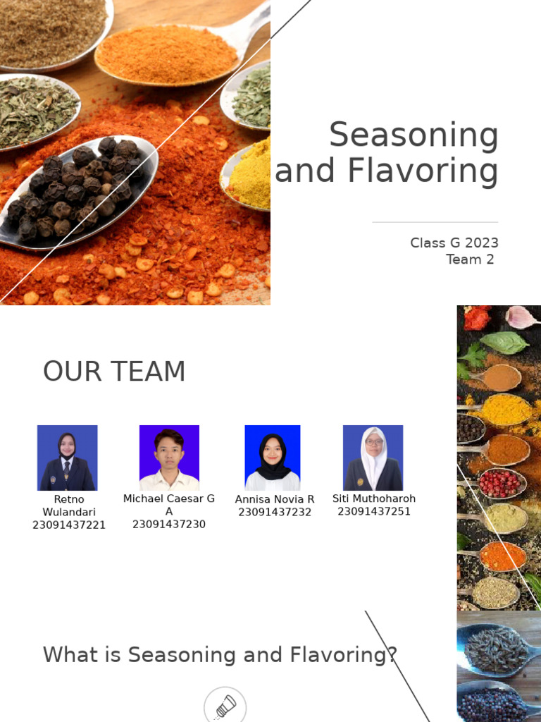 Seasoning and Flavoring Vol.2 | PDF